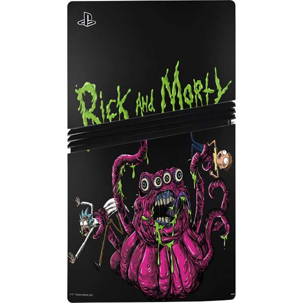 Adult Swim Rick and Morty Tentacle Attack Skin for PS5 Pro Console with ...