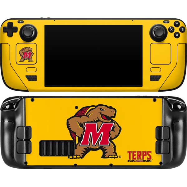 University of Maryland Terps Yellow Steam Deck Handheld Gaming Computer ...
