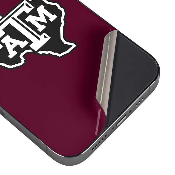 iPhone 15 Pro Texas A&M Black Logo Skin | Decals | Wraps | Skinit
