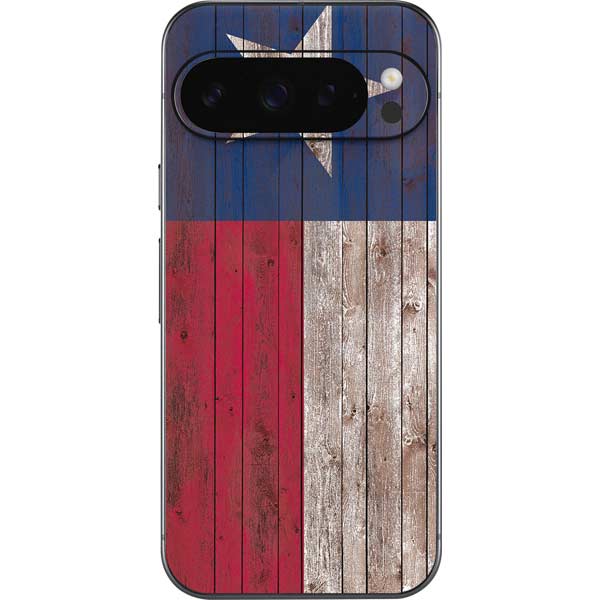 Texas Flag Dark Wood Skin for Google Pixel 10 Pro Max | Skinit
