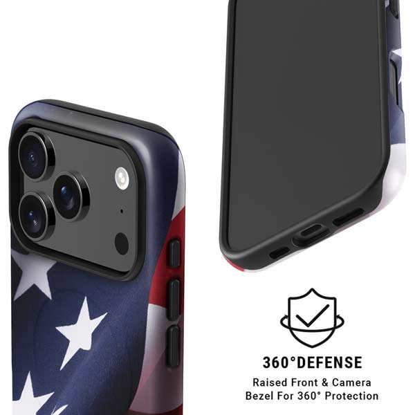 The American Flag Apple iPhone 17 Pro Max Magsafe Impact Case | Maximum ...