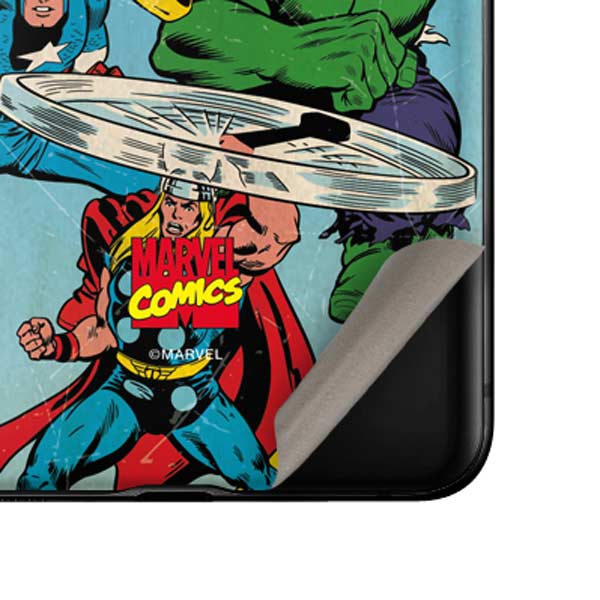 Marvel Classic Comics The Avengers Galaxy Z Flip Skin – Skinit
