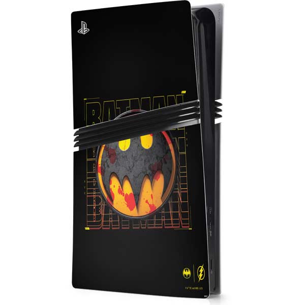 DC Comics The Flash Movie: Batman Bloody Logo Skin for PS5 Pro Console ...
