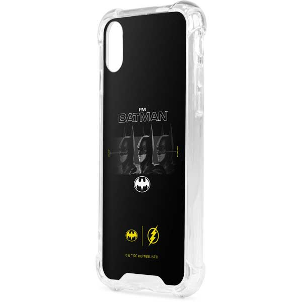 The Flash Movie: I am Batman Past to Future iPhone XS Clear Case | DC ...