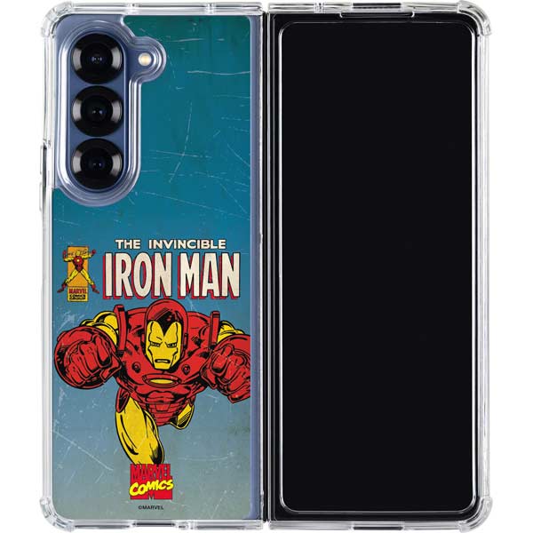 The Invincible Iron Man Galaxy Z Fold7 Clear Case | Skinit