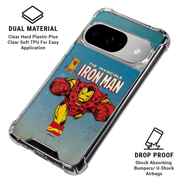 Marvel Classic Comics The Invincible Iron Man Google Pixel 10 Clear ...