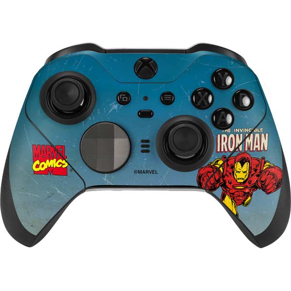 Marvel Classic Comics The Invincible Iron Man Xbox Elite Wireless Cont ...