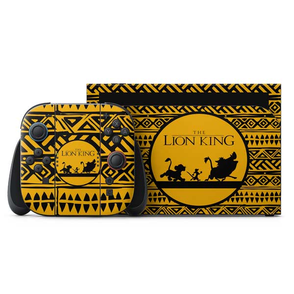 Disney The Lion King Simba Timon and Pumba Tribal Print Nintendo Skins ...