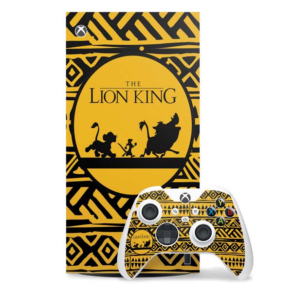Disney The Lion King Simba Timon and Pumba Tribal Print Xbox Series X ...