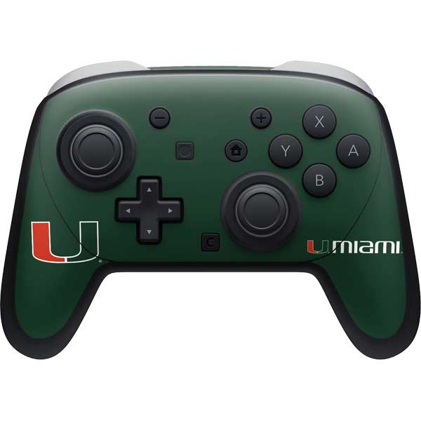 University of Miami The U Nintendo Switch 2 (2025) Pro Controller Skin ...