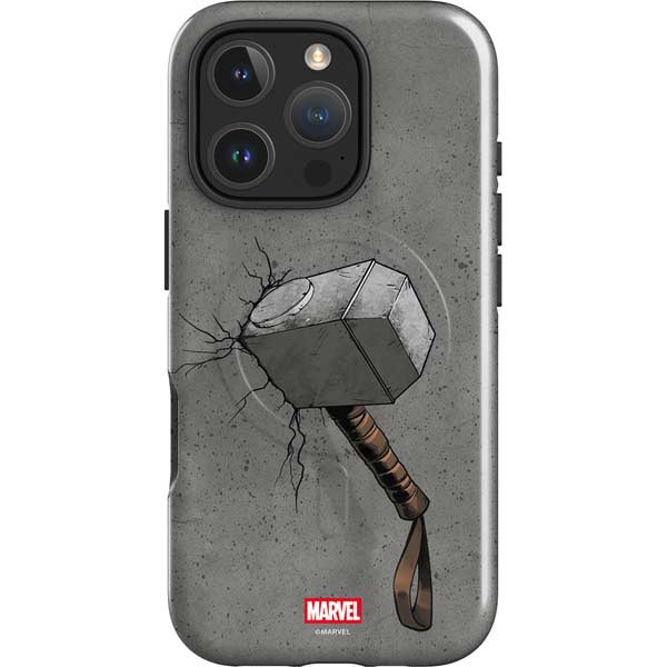 Marvel Thor Thors Hammer Mjolnir Apple iPhone 16 Pro Magsafe Impact ...