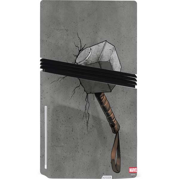 Marvel Thor Thors Hammer Mjolnir Skin for PS5 Pro Console with Disk ...