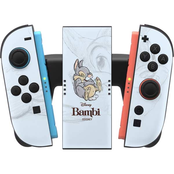 Disney Bambi Thumper Sketched portrait Nintendo Switch 2 (2025) Joy-Con ...