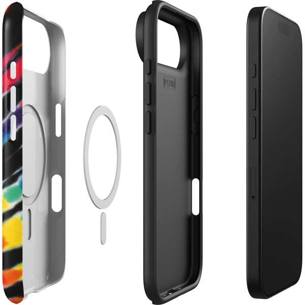 Liquid Blue Tie Dye - Rainbow Apple iPhone 17 Air Magsafe Impact Case | Maximum Protection – Skinit