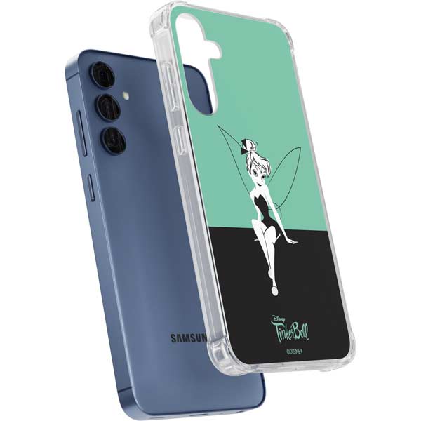 Disney Tinker Bell Color Block Galaxy A55 5G Clear Case | Skinit