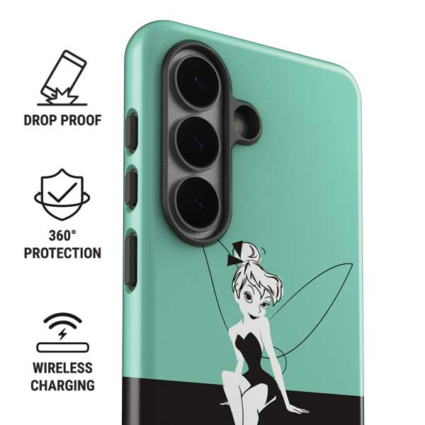 Tinker Bell Color Block Galaxy S26 Plus Impact Case | Disney – Skinit