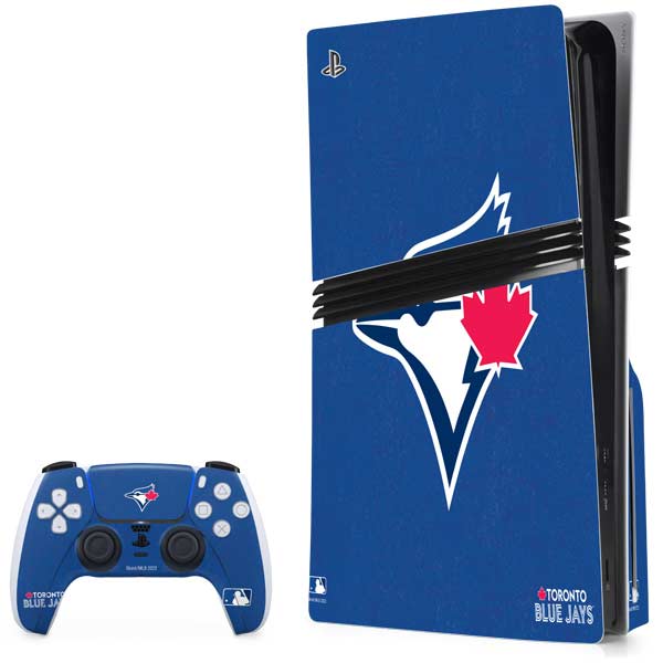 MLB Toronto Blue Jays Solid Distressed PS5 Pro Console & Controller ...
