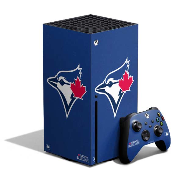 Toronto Blue Jays Solid Distressed Microsoft Xbox Skin | MLB – Skinit