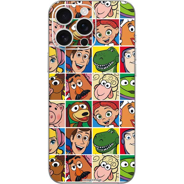 iPhone 16 Pro Max Disney Toy Story Characters Collage faces Skin ...