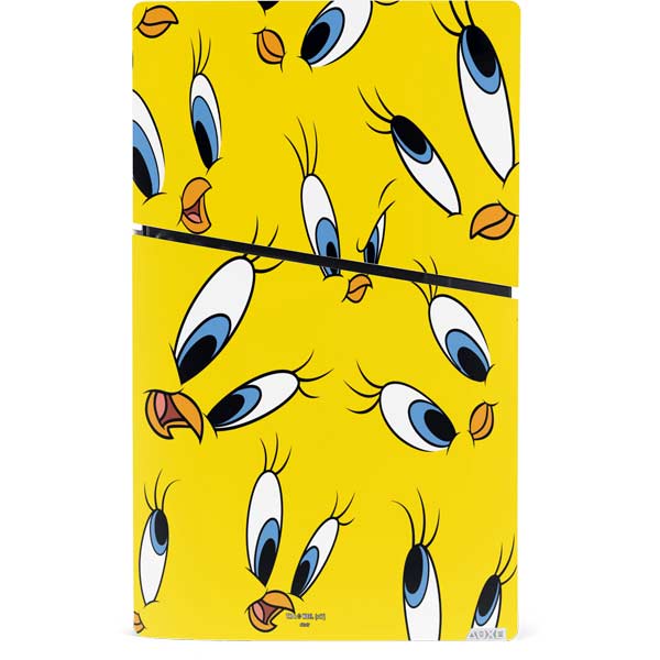 Looney Tunes Tweety Bird Super Sized Pattern Skin for PS5 Slim Digital ...