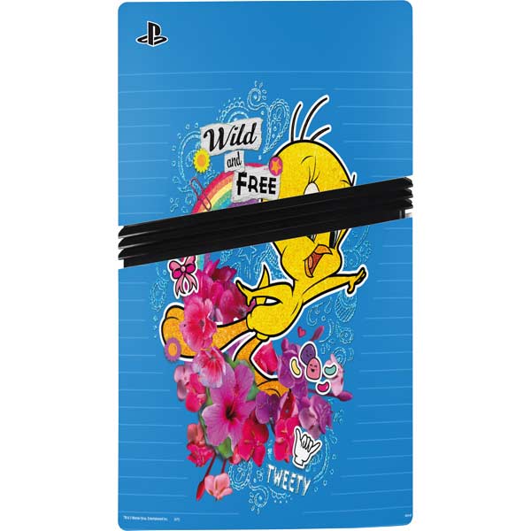 Looney Tunes Tweety Bird Wild and Free Skin for PS5 Pro Console with ...