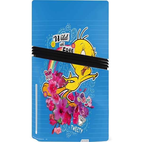 Looney Tunes Tweety Bird Wild and Free Skin for PS5 Pro Console with ...