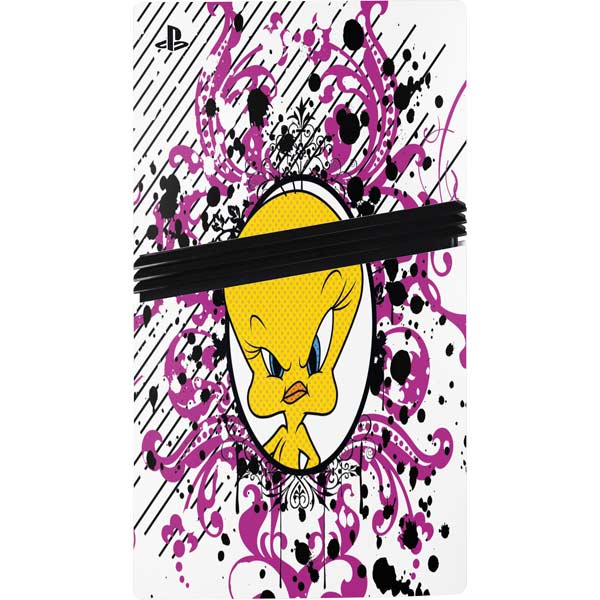 Looney Tunes Tweety Bird with Attitude Skin for PS5 Pro Console with ...