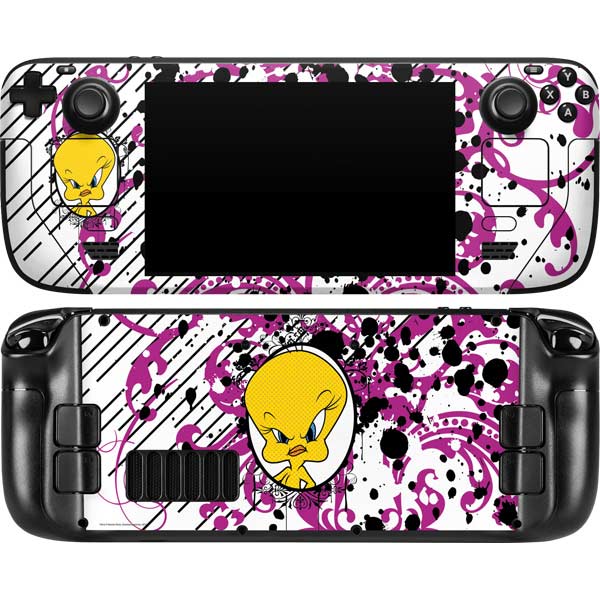 Tweety Bird with Attitude Steam Deck Handheld Gaming Computer Skin – Skinit