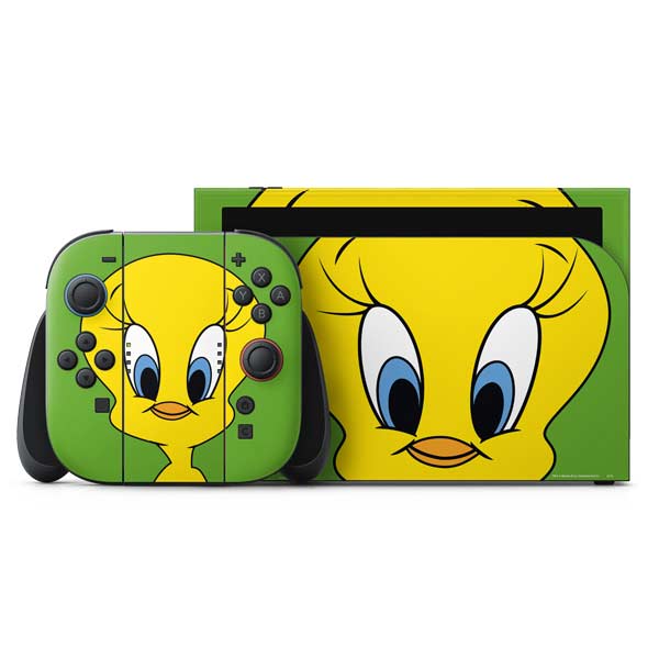 Tweety Bird Zoomed In Nintendo Switch 2 (2025) with Joy-Con Skin | Skinit