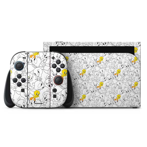 Tweety Super Sized Pattern Nintendo Switch 2 (2025) with Joy-Con Skin ...