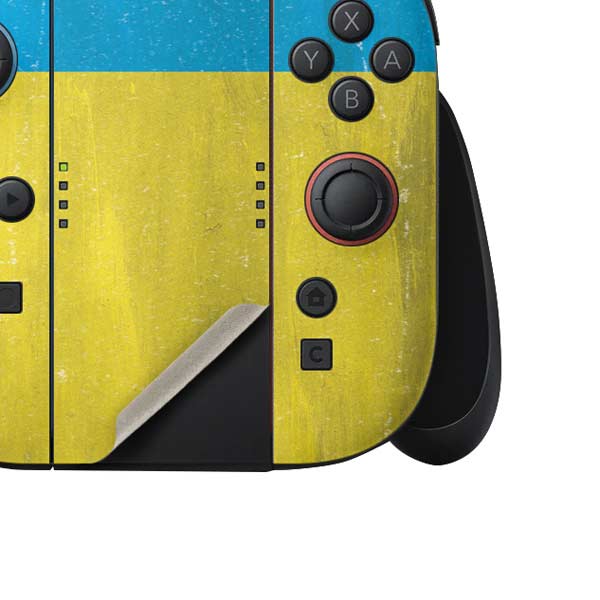 Ukraine Flag Distressed Nintendo Switch 2 (2025) Joy-Con Controller ...