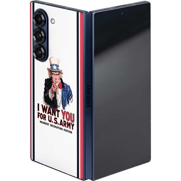 Uncle Sam Vintage War Poster Skin for Galaxy Z Fold6 | Skinit