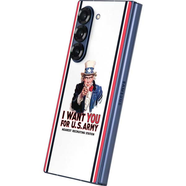Uncle Sam Vintage War Poster Skin for Galaxy Z Fold6 | Skinit