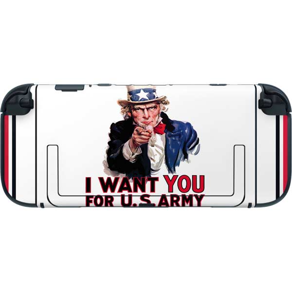 Uncle Sam Vintage War Poster Nintendo Switch 2 (2025) with Joy-Con Skin ...