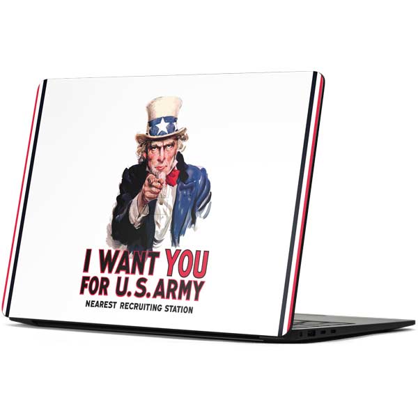 Uncle Sam Vintage War Poster Surface Laptop 7 13.8in | Skinit