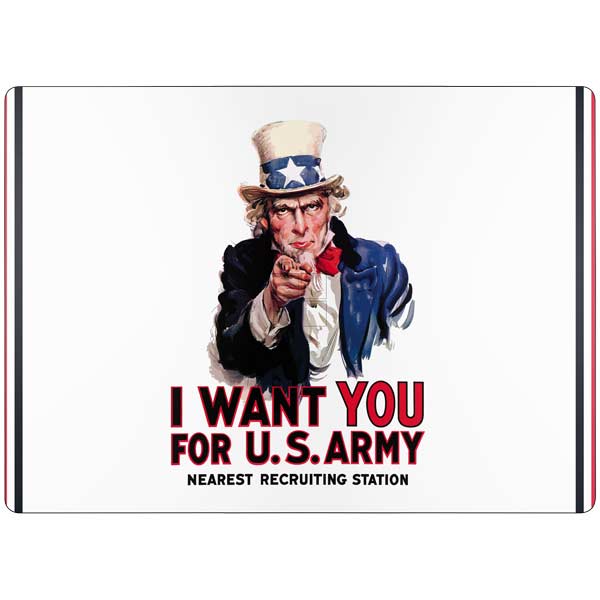 Uncle Sam Vintage War Poster Surface Laptop 7 13.8in | Skinit