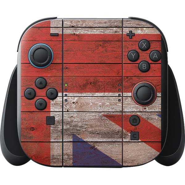 United Kingdom Flag Dark Wood Nintendo Switch 2 (2025) with Joy-Con ...