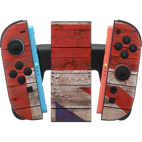 United Kingdom Flag Dark Wood Nintendo Switch 2 (2025) Joy-Con ...