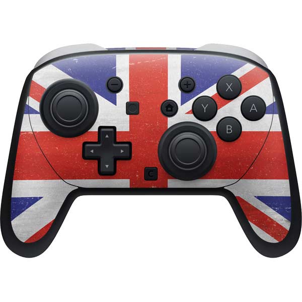 United Kingdom Flag Distressed Nintendo Switch 2 (2025) Pro Controller ...