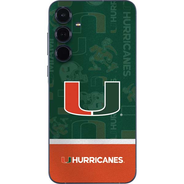 University of Miami U Hurricanes Galaxy A55 5G Skin| Phone Skins – Skinit