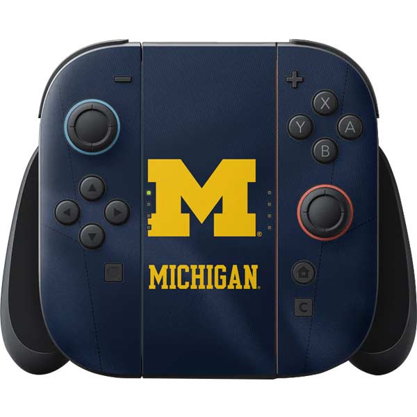 University of Michigan Blue Jersey Nintendo Switch 2 (2025) Joy-Con ...