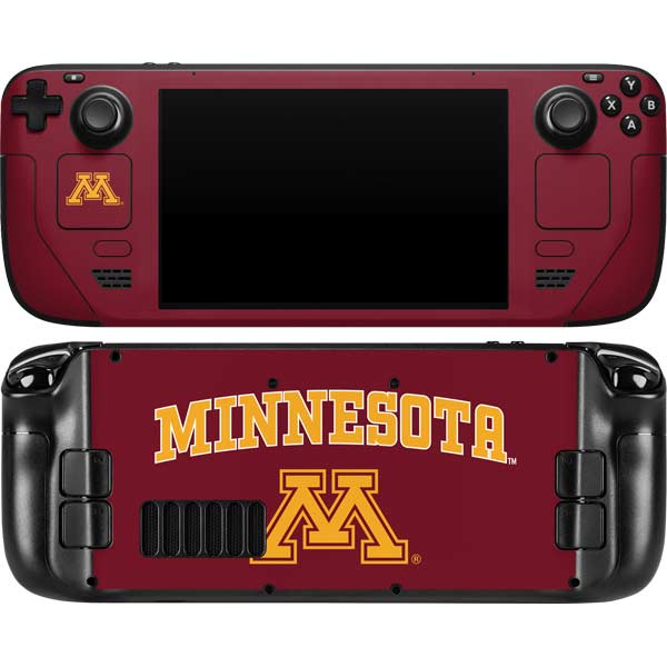 University of Minnesota Collegiate Text Steam Deck Handheld Gaming ...