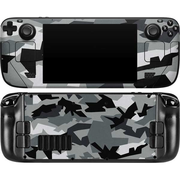 Urban Camouflage Black Steam Deck Handheld Gaming Computer OLED Skin ...