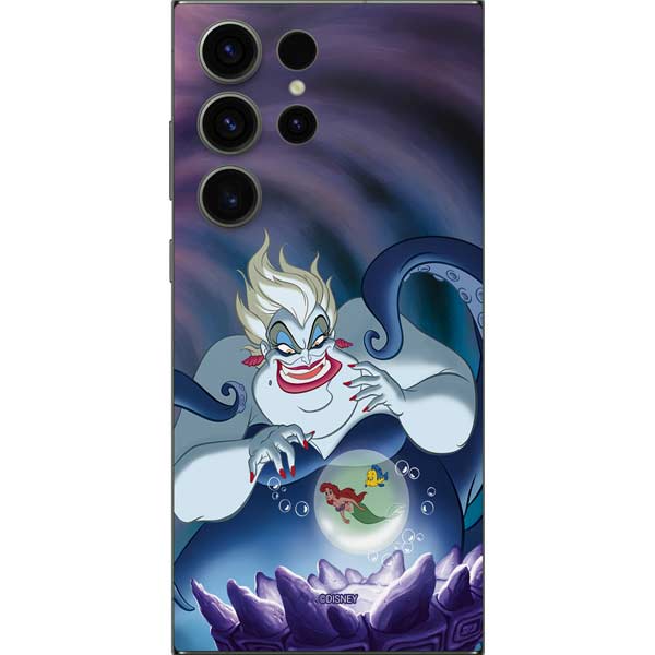 Galaxy S25 Ultra Disney Villains Ursula Ariel and Flounder Skin | Skinit
