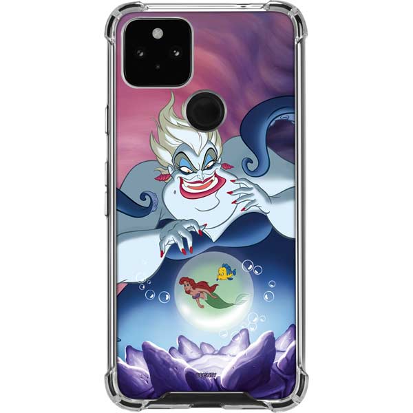Disney Villains Ursula, Ariel, and Flounder Pixel Cases - Skinit