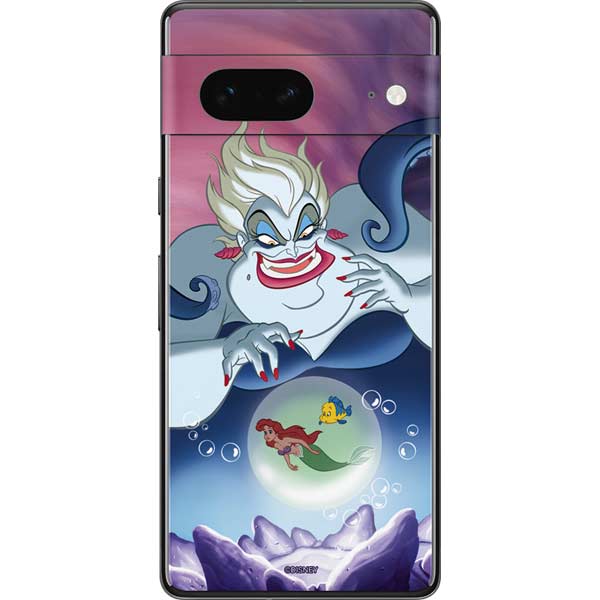 Skinit | Disney Villains Ursula Ariel and Flounder Pixel Skins ...