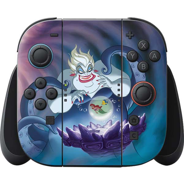 Disney Villains Ursula Ariel and Flounder Nintendo Skins | Skinit.com