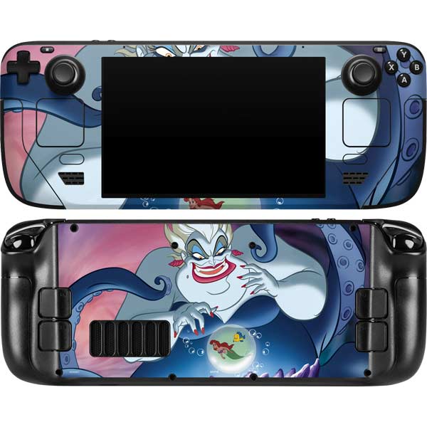 Disney Villains Ursula Ariel and Flounder Steam Deck Handheld Gaming ...