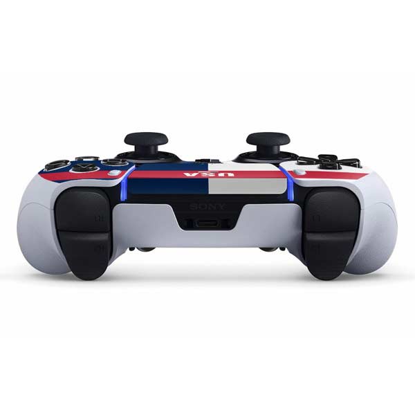 USA Flag Color Block PS5 DualSense Edge Pro Controller Skin – Skinit
