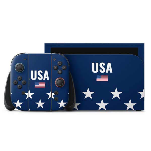 USA Flag Stars Nintendo Switch 2 (2025) with Joy-Con Skin | Skinit